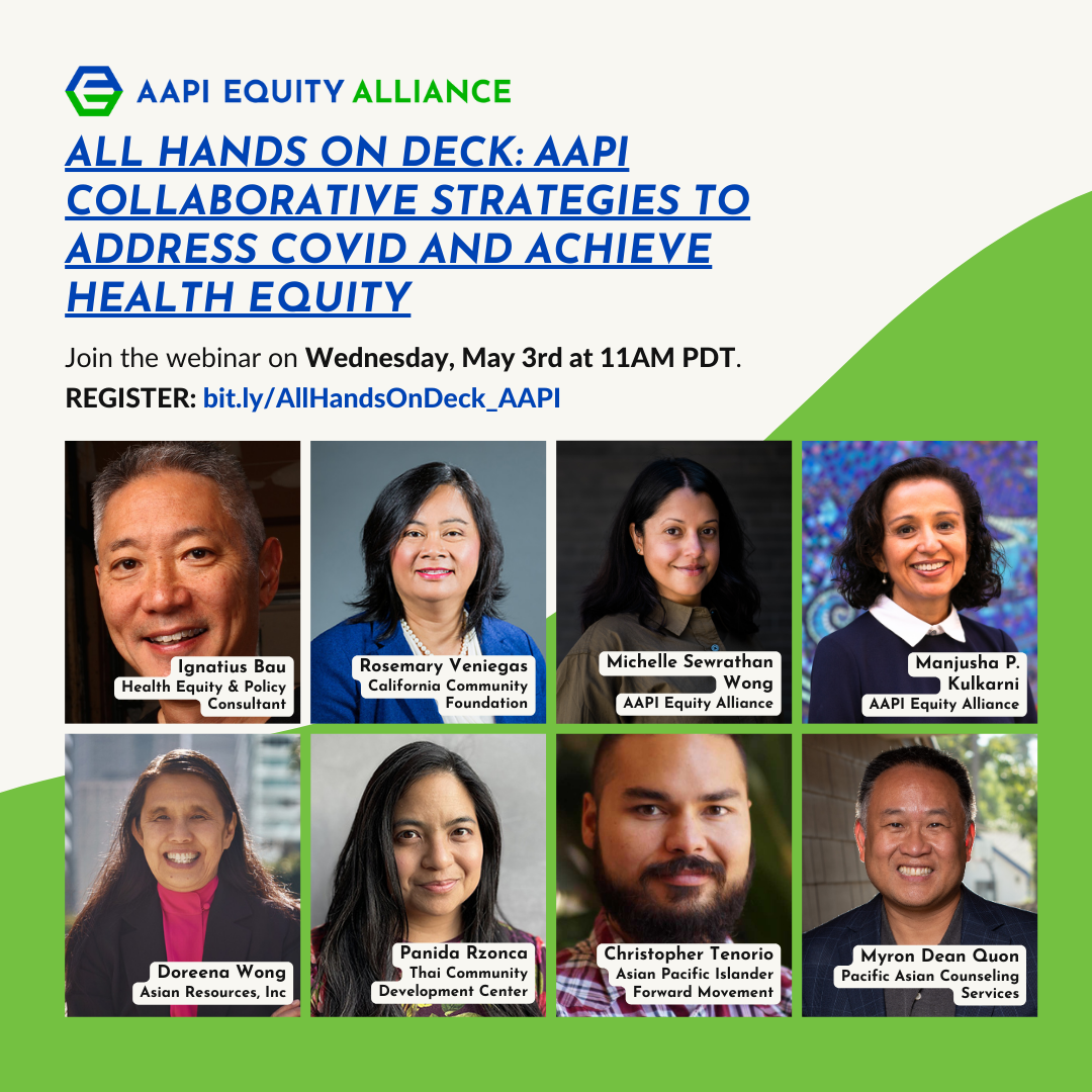 All Hands on Deck: AAPI Collaborative Strategies to Address COVID and Achieve Health Equity ...