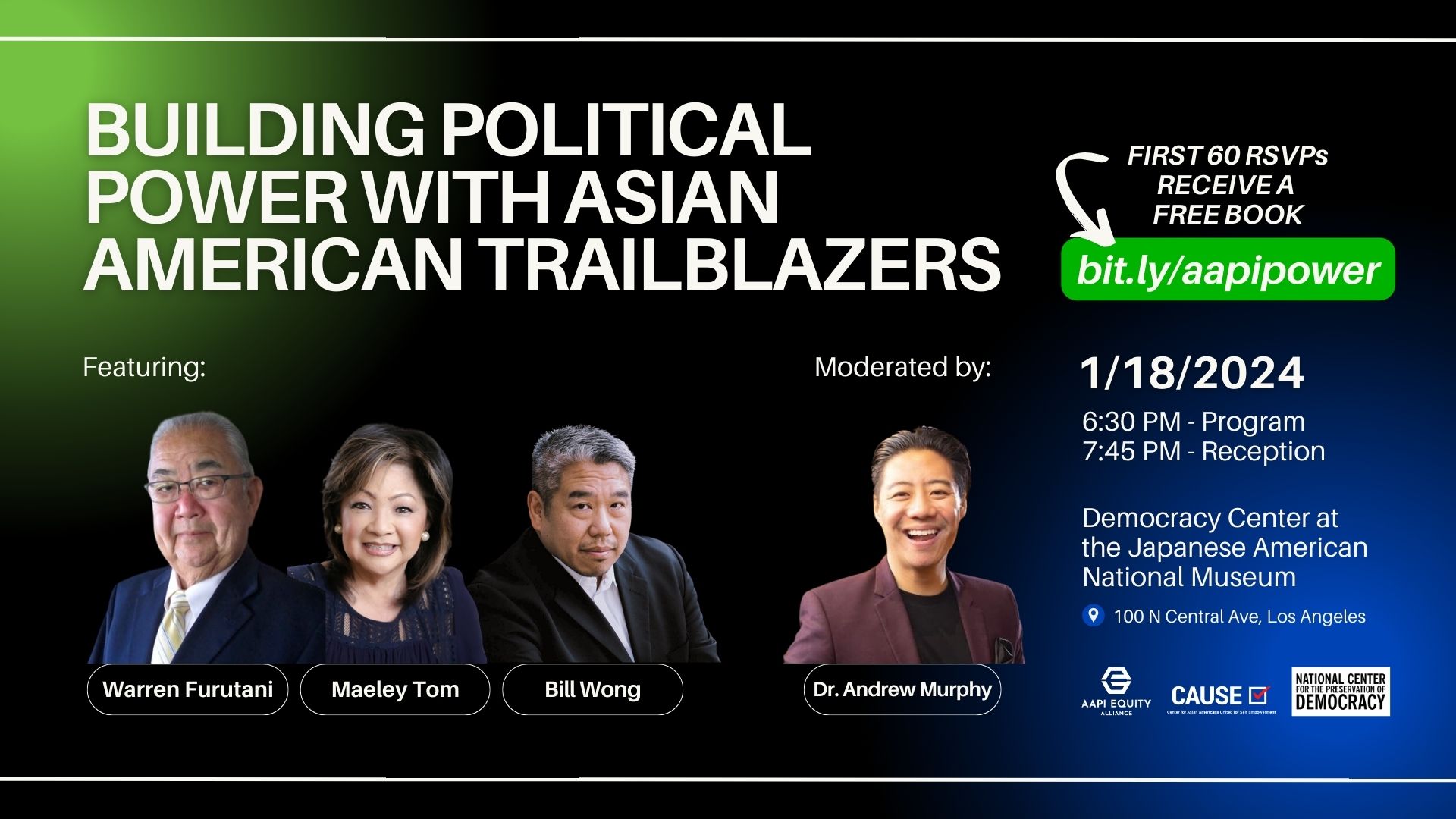 RSVP: Building Political Power with Asian American Trailblazers on Jan ...